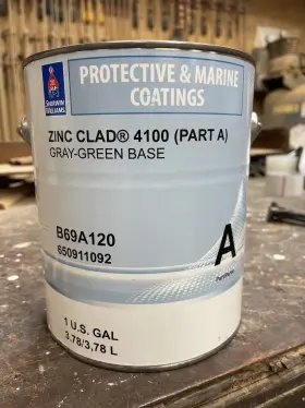 SHERWIN-WILLIAMS B69A120 Gallon Marine Coatings Zinc Clad